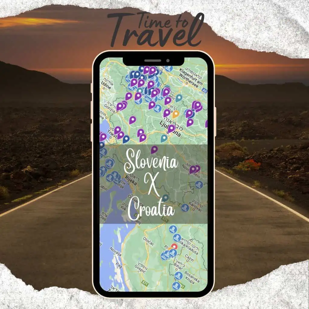 מפת סלובניה - אתר OuTravel